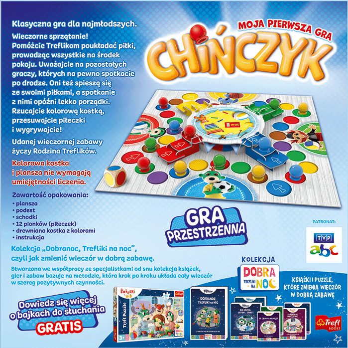 Chińczyk Moja pierwsza gra Rodzina Treflików Gra edukacyjna Trefl Chińczyk Moja pierwsza gra Rodzina Treflików Gra edukacyjna Trefl