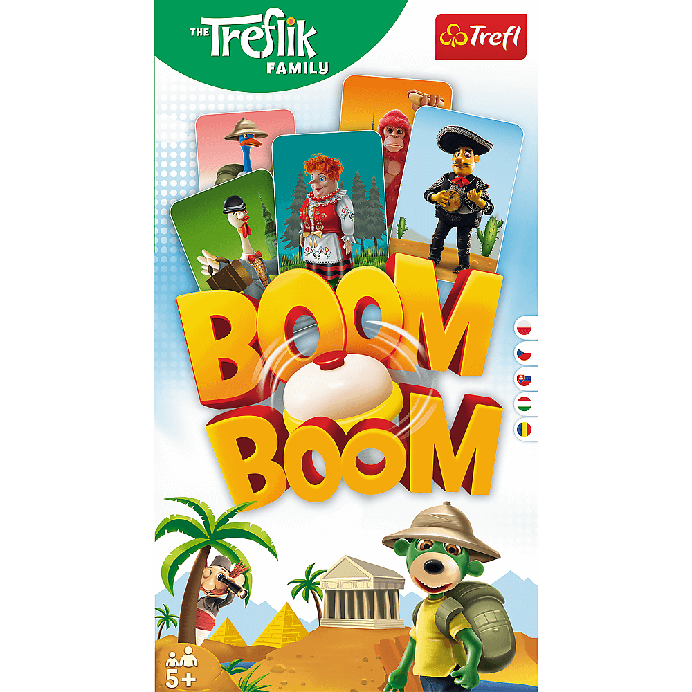 Gra Boom Boom Rodzina Treflików Trefl