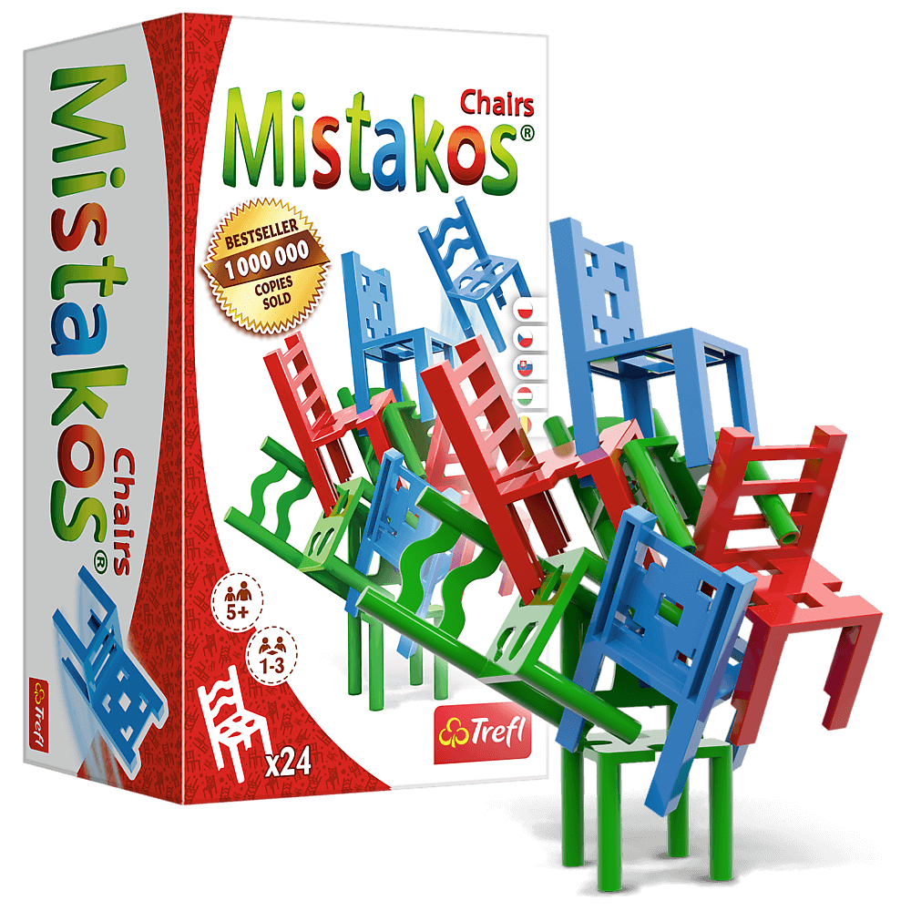 Mistakos Krzesła 3-osobowe, Gra zręcznościowa | Sklep Trefl