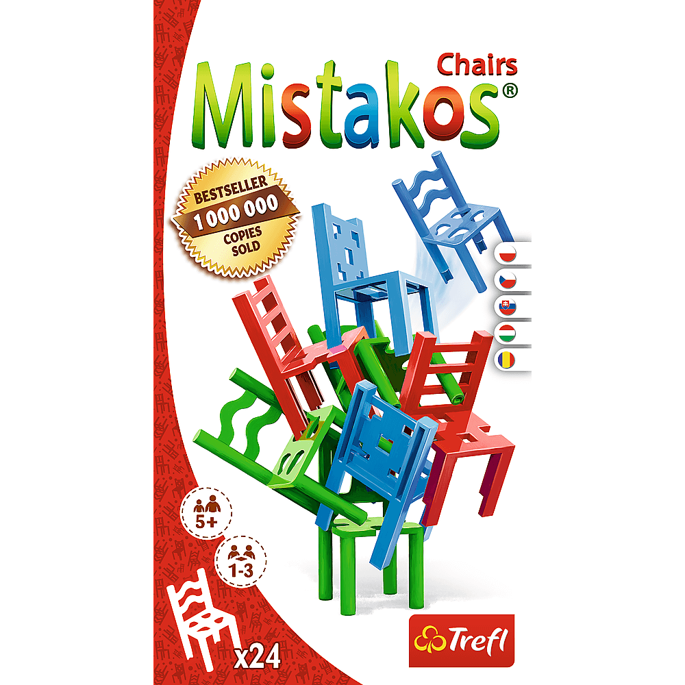 Mistakos Krzesła 3-osobowe, Gra zręcznościowa | Sklep Trefl
