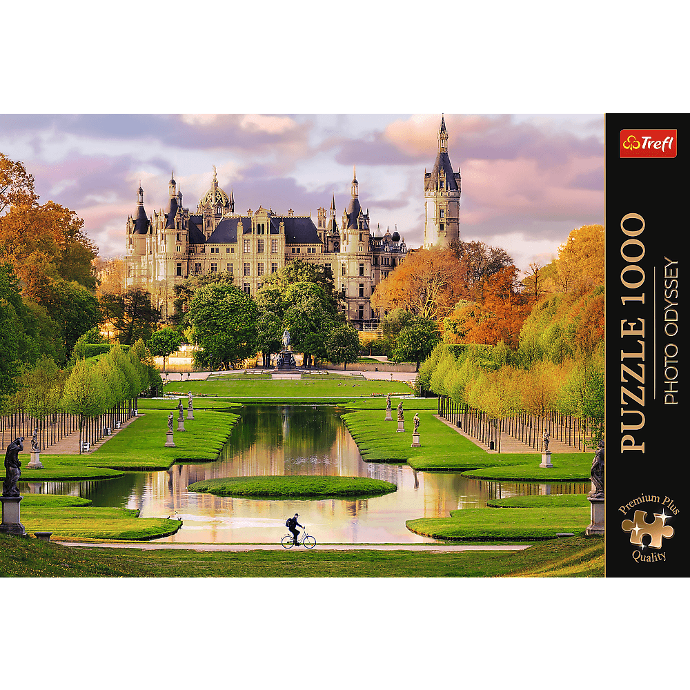 Puzzle Premium Plus Quality 1000 el. Photo Odyssey: Zamek w Schwerinie, Niemcy | Trefl