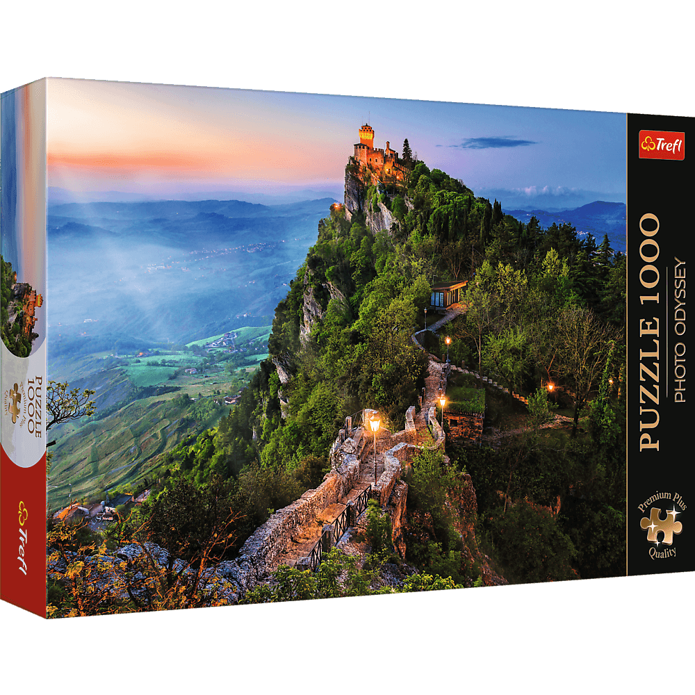 Puzzle Premium Plus Quality 1000 el. Photo Odyssey: Wieża Cesta, San Marino | Trefl