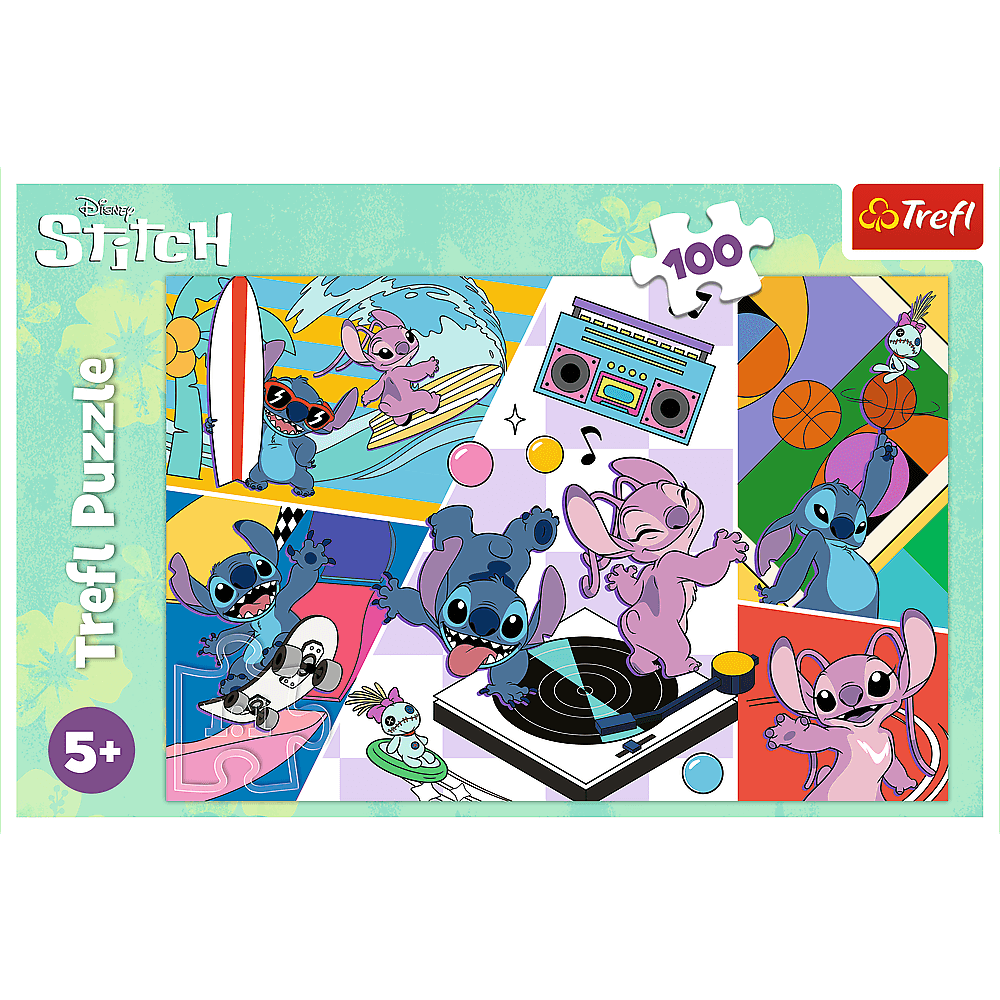 Puzzle Lilo & Stitch 100 el. Wspomnienia Lilo & Stitch | Trefl