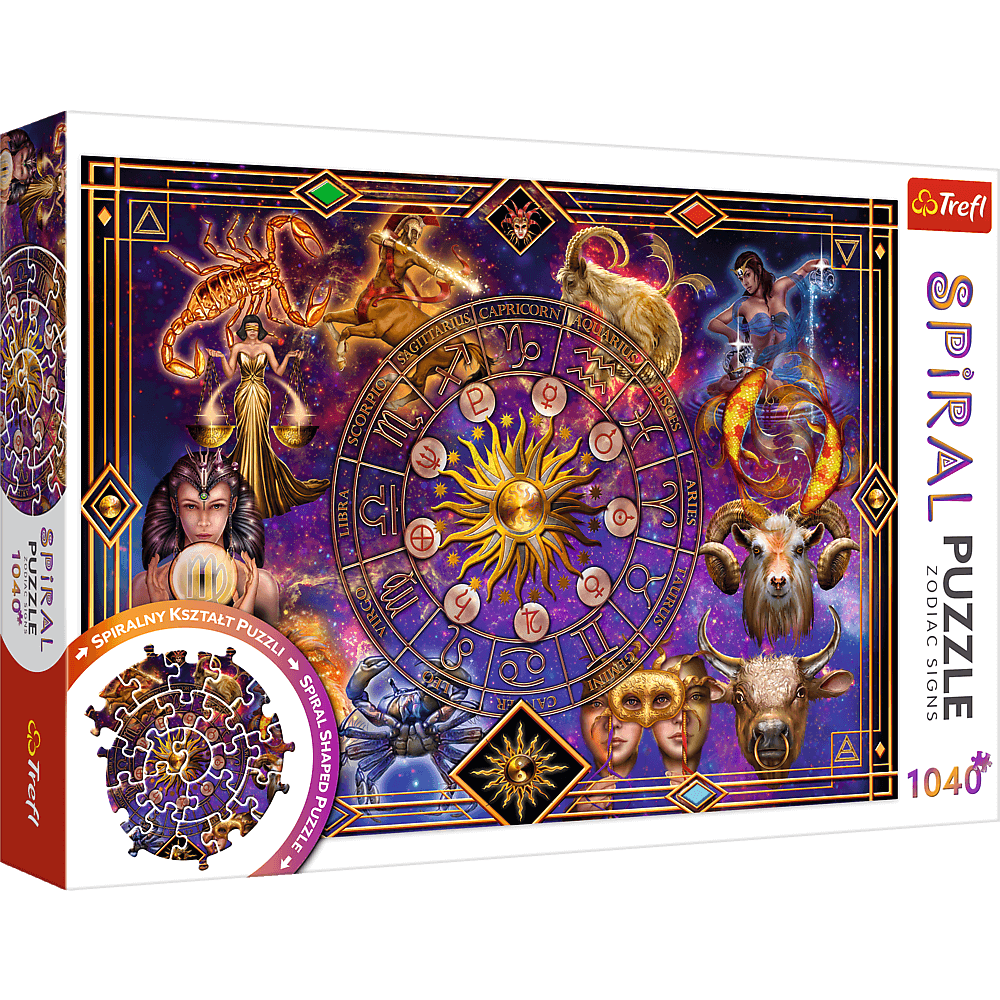Znaki zodiaku Spiral Puzzle 1040 elementów Trefl Znaki zodiaku Spiral Puzzle 1040 elementów Trefl