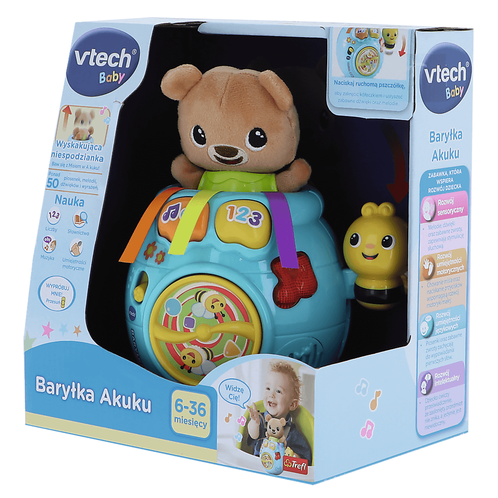 Zabawka interaktywna VTech Baryłka Akuku | Trefl