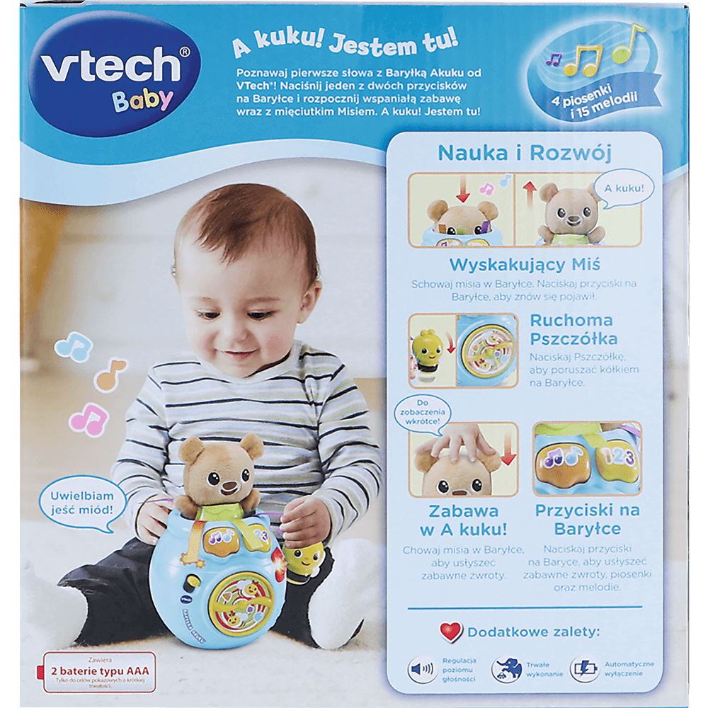 Zabawka interaktywna VTech Baryłka Akuku | Trefl