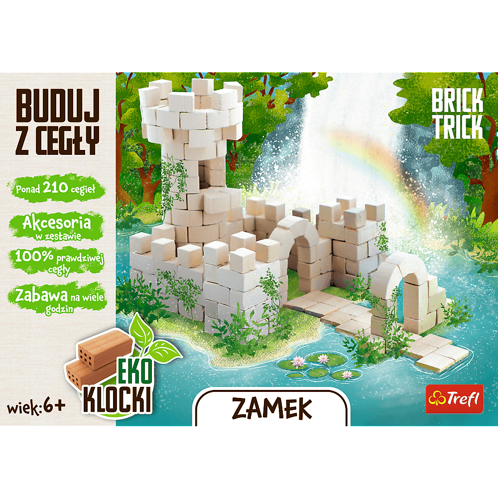 Zamek z prawdziwych cegieł Brick Trick