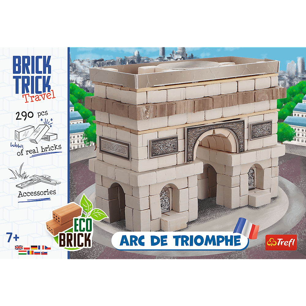 Brick Trick Travel - Łuk Triumfalny z prawdziwych cegieł