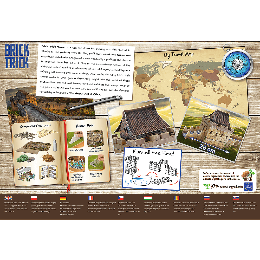 Klocki Brick Trick Travel - Wielki Mur Chiński | Trefl