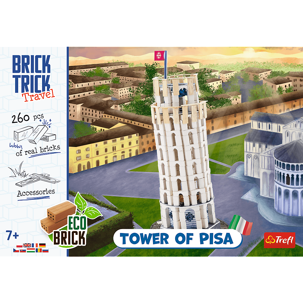 Brick Trick Travel - Krzywa Wieża w Pizie | Trefl