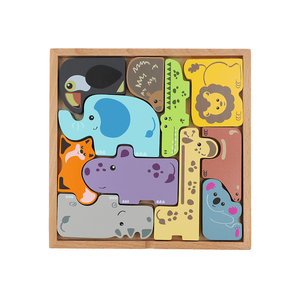 ZOO crew - zabawka drewniana | Trefl