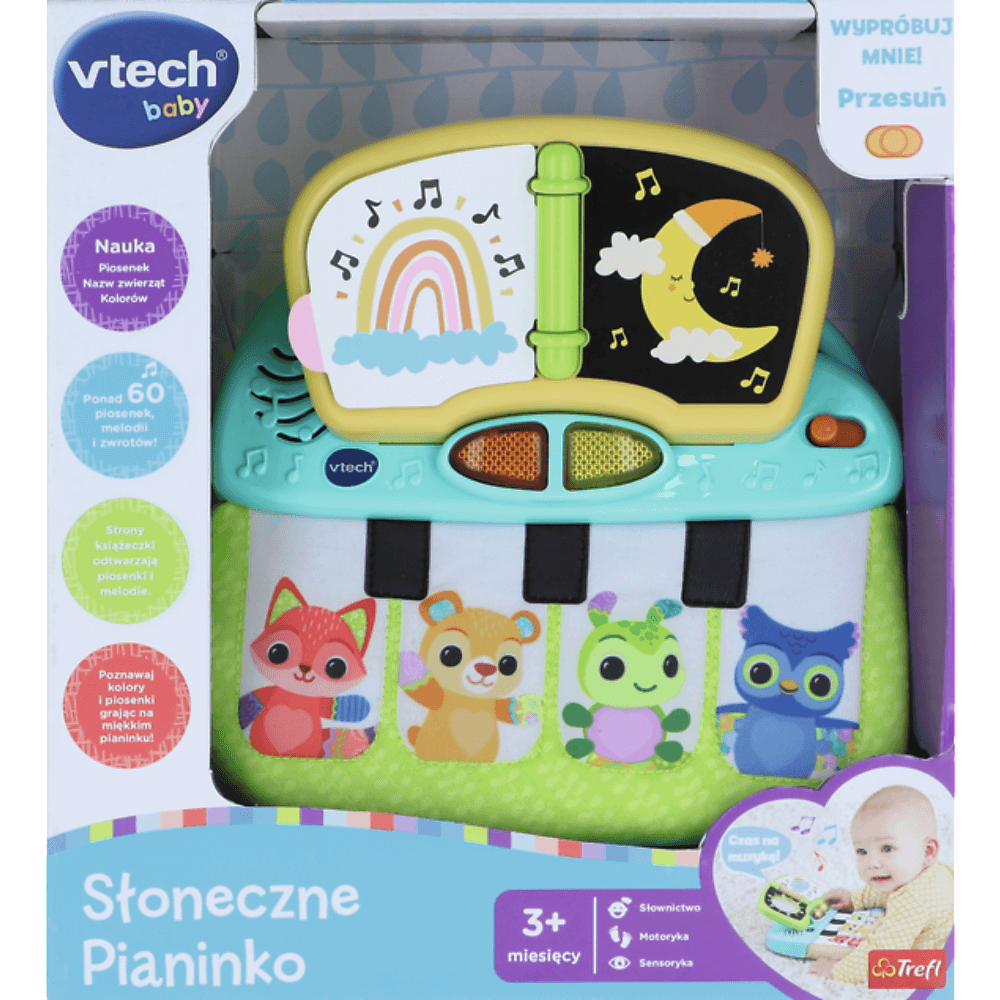 Zabawka interaktywna VTech Słoneczne Pianinko | Trefl