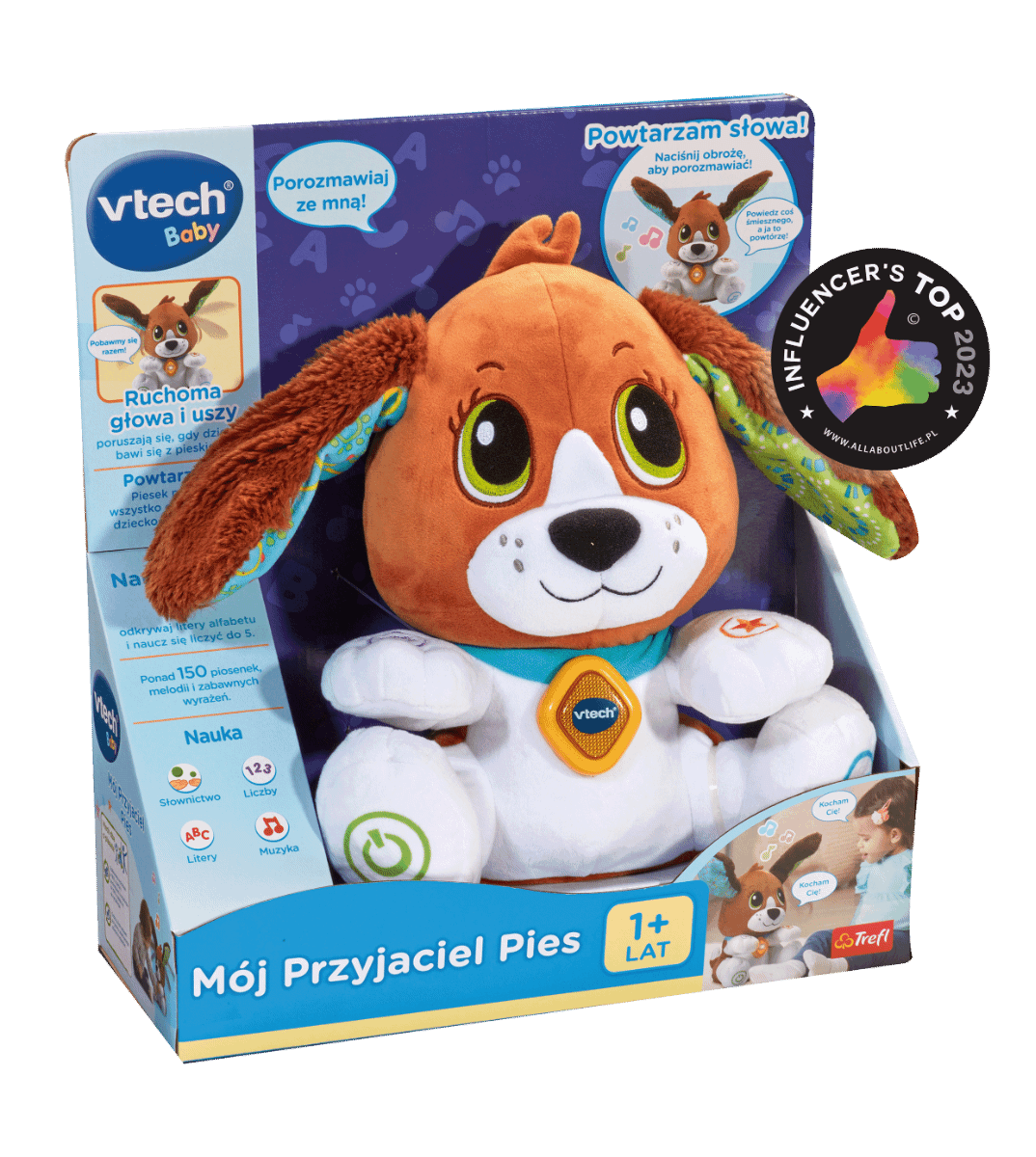 Mój Przyjaciel Pies VTech - interaktywna zabawka dla dzieci | Trefl