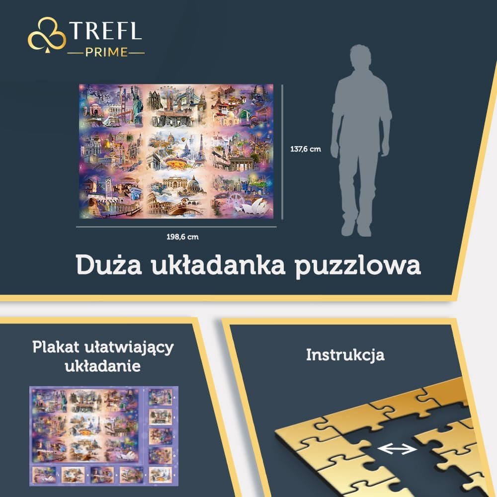 Puzzle Prime 13500 el. Cities beyond the clouds | Trefl