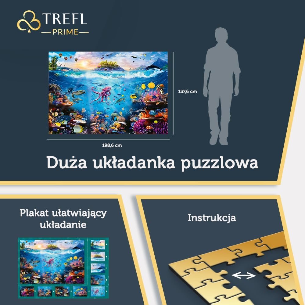 Puzzle Prime 13500 el. Dive into Underwater Paradise | Trefl