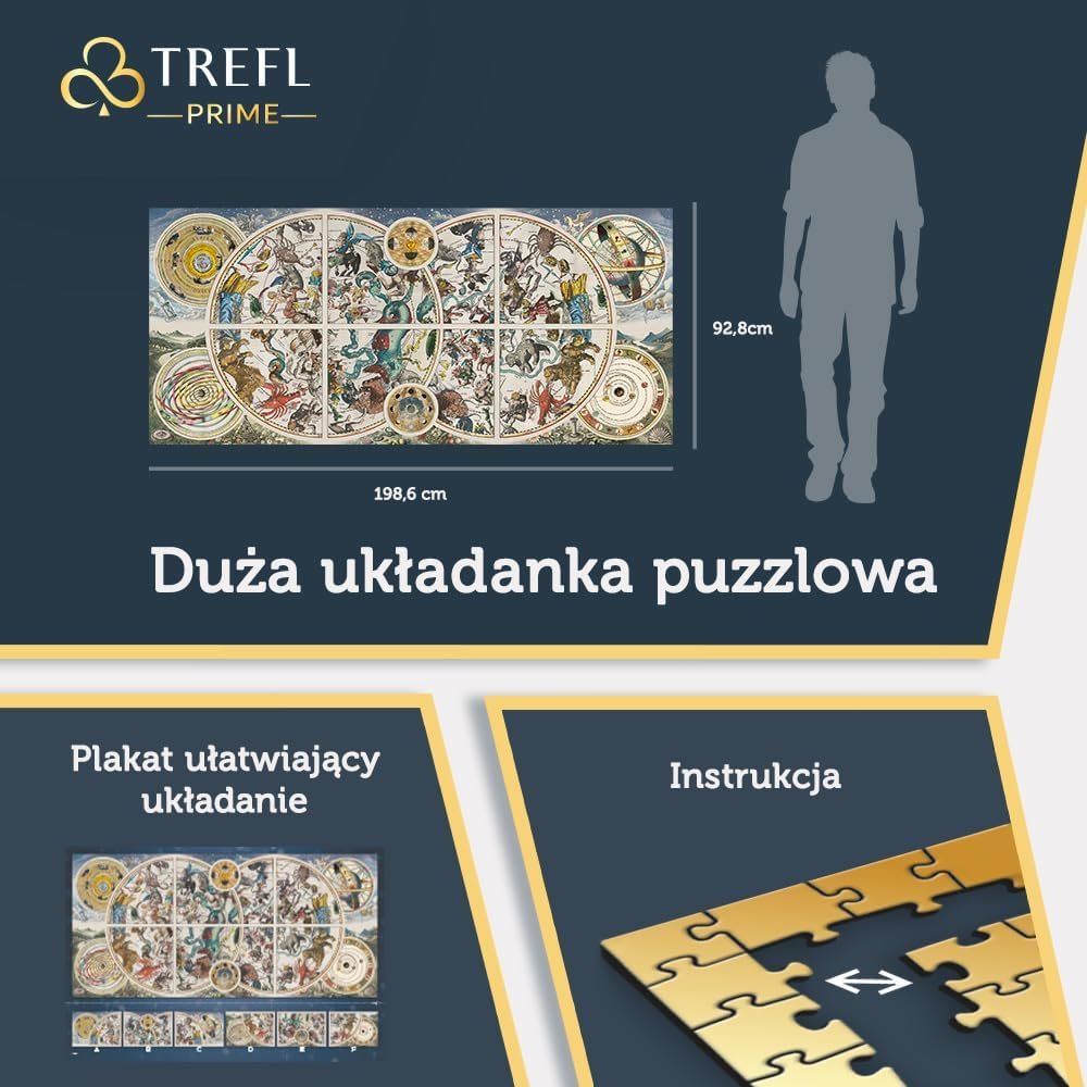 Puzzle Prime 9000 el. Ancient Celestial Maps | Trefl