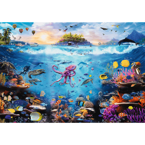 Puzzle Prime 13500 el. Dive into Underwater Paradise | Trefl