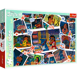 Puzzle Lilo & Stitch 1000 el. Lilo i Stitch na wakacjach | Trefl