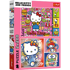 Puzzle Hello Kitty 2 x 200 el. Hello Kitty i przyjaciele | Trefl