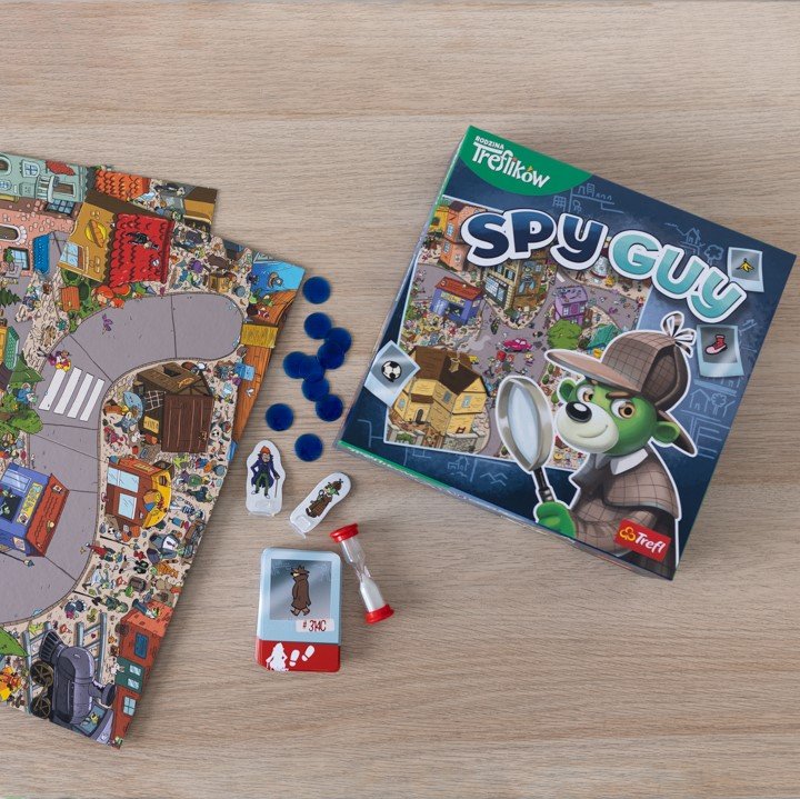 Spy Guy - rodzinna gra planszowa od Trefl
